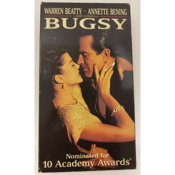 Columbia, | Media | Vhs Tape Bugsy Warren Beatty Annette Bening Ben ...